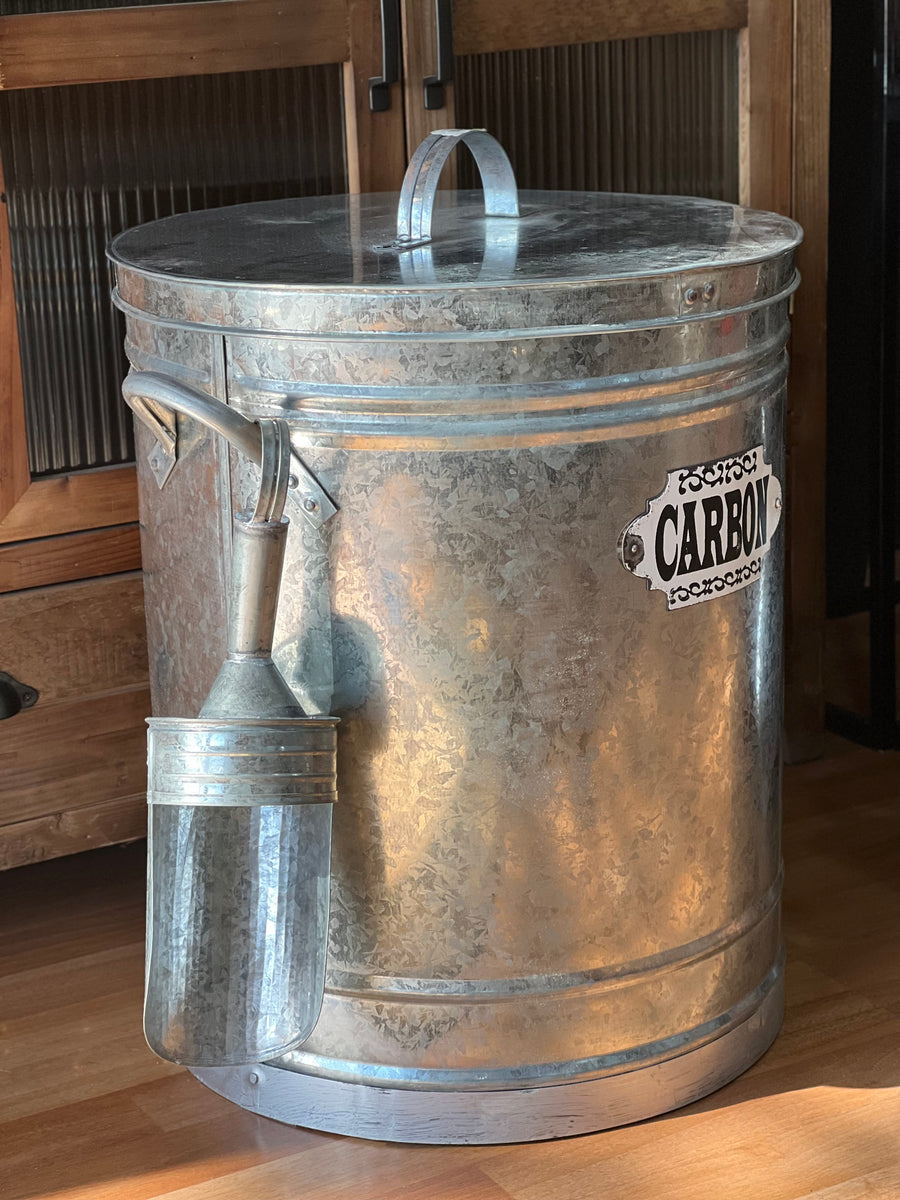 Tarro Carbón Acero Galvanizado – La Batea Deco